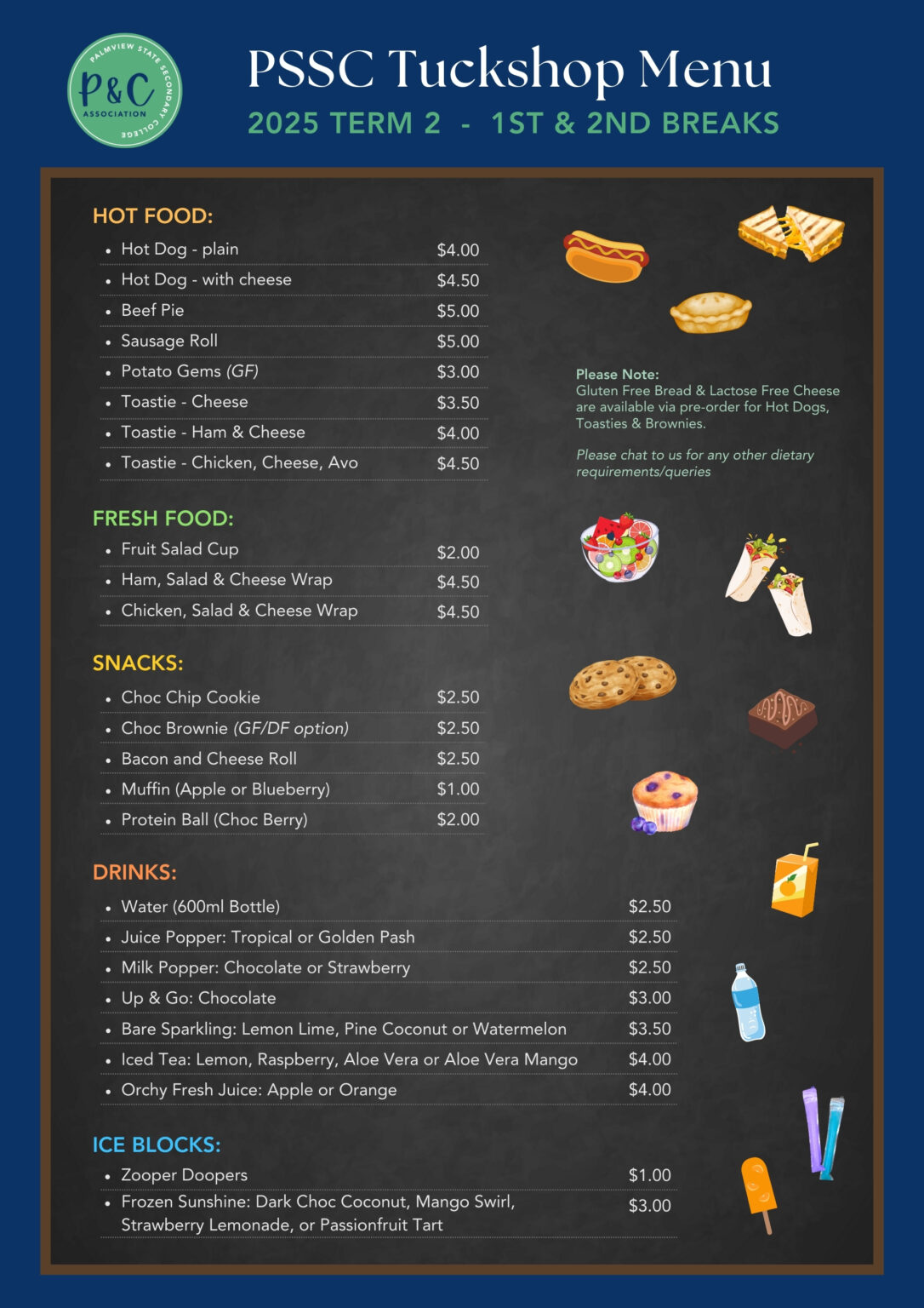 Tuckshop – Palmview State Secondary College P&C